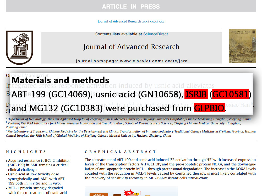 ISRIB | Integrated stress response inhibitor | GlpBio